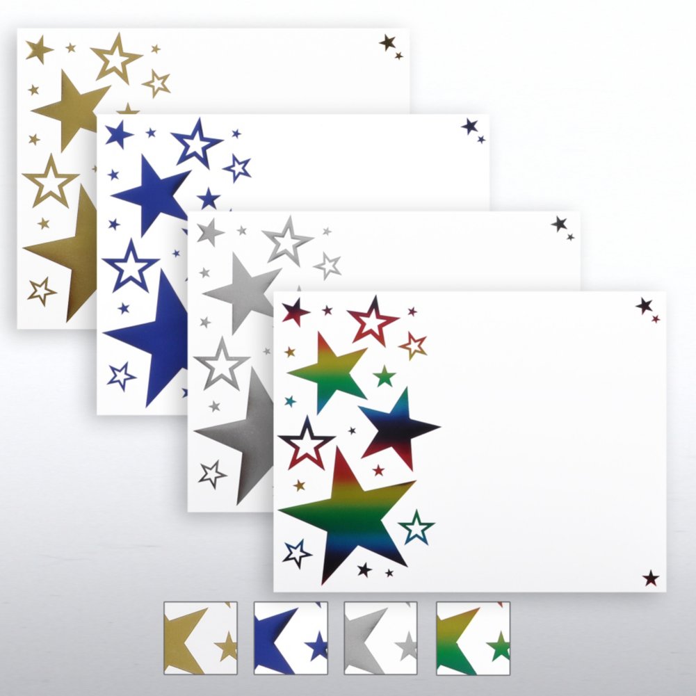 Foil Certificate Paper - Bright Stars – Baudville