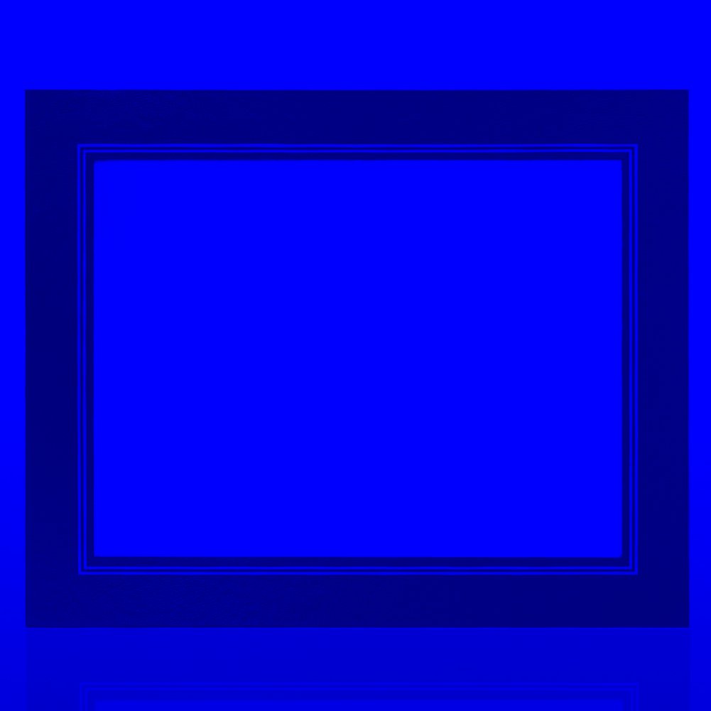 Textured Leatherette Frame - Blue - Foil Border - Baudville