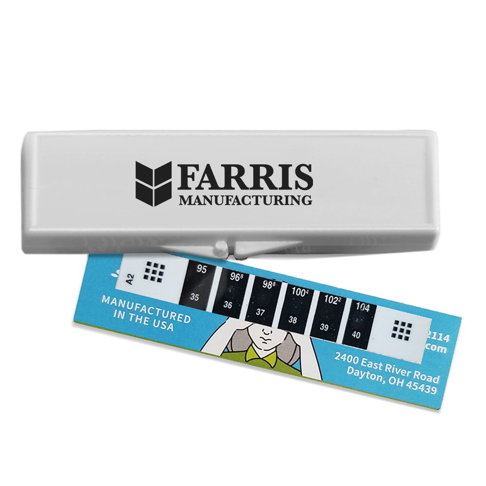Add Your Logo: Forehead Thermometer Kit - Baudville Add Your Logo: Forehead Thermometer Kit - Baudville