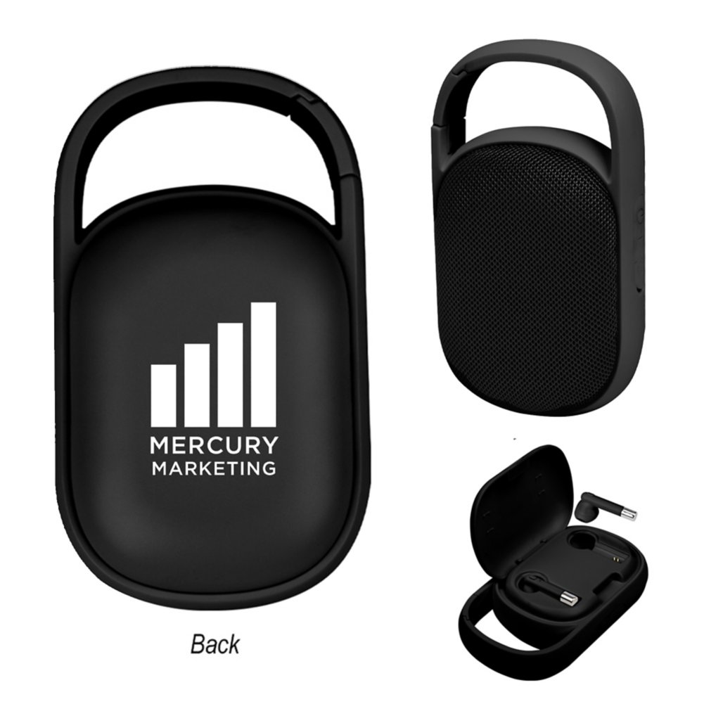 Add Your Logo: Charging Speaker Earbud Set – Baudville