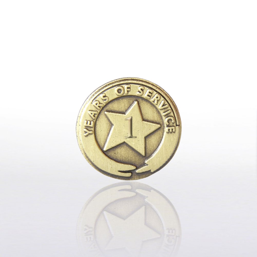 Brass Anniversary Lapel Pins – Baudville