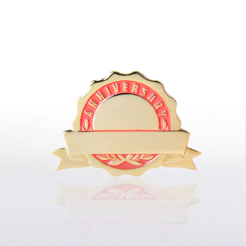 Personalized Anniversary Lapel Pin - Red – Baudville