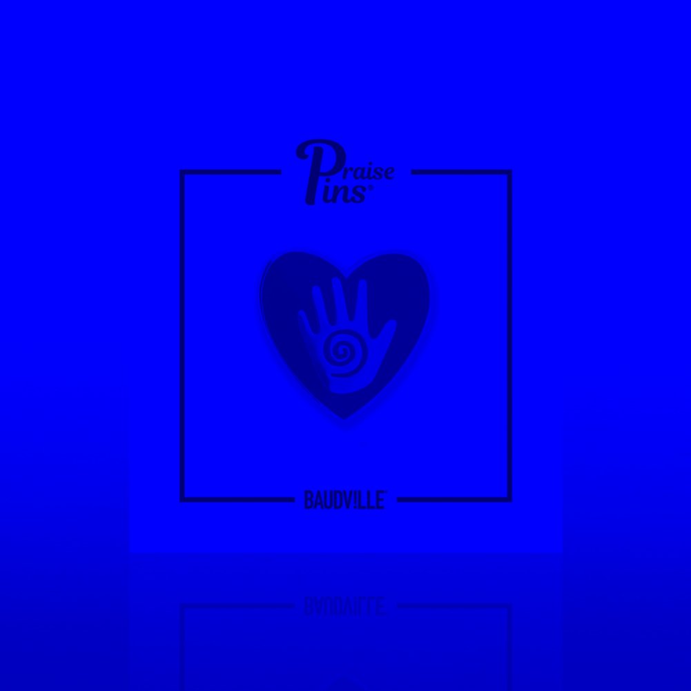 Lapel Pin - Helping Hand in Heart - Baudville