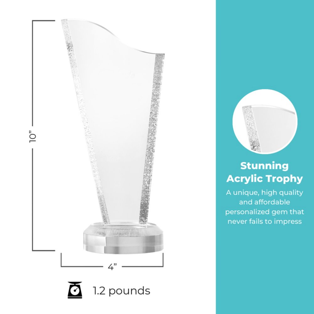 Acrylic Glacier Trophy - Tower – Baudville