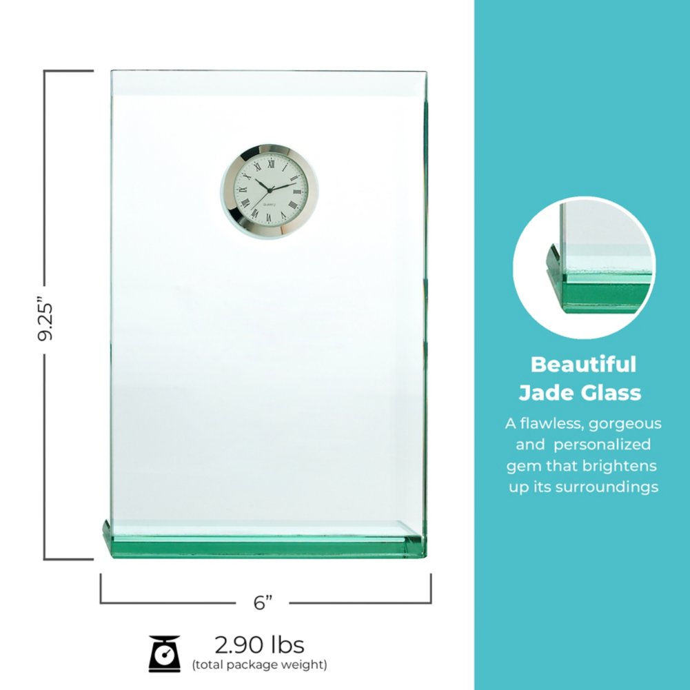 Jade Award Clock – Baudville