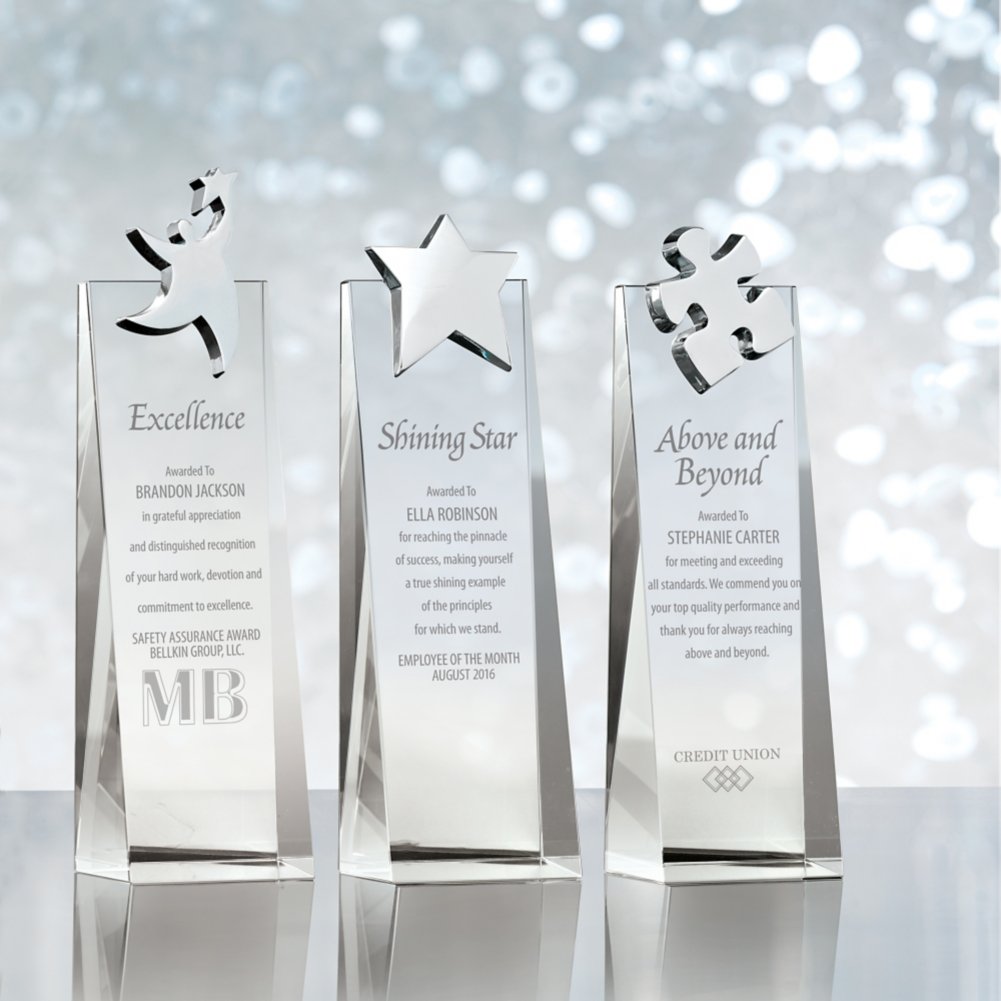 Crystalline Tower Trophy - Essential Piece – Baudville