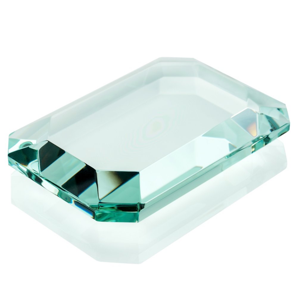 Elegant Jade Glass Paperweight – Baudville