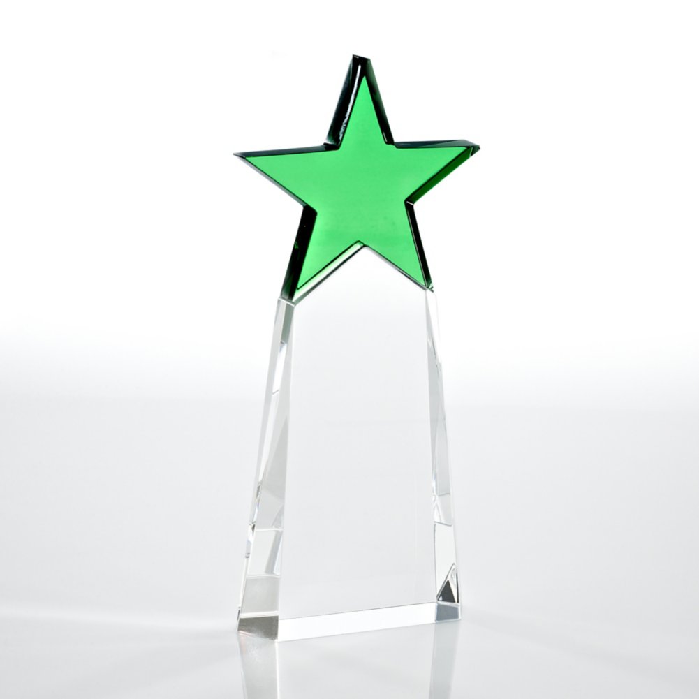 Crystal Star Pinnacle Trophy - Emerald – Baudville