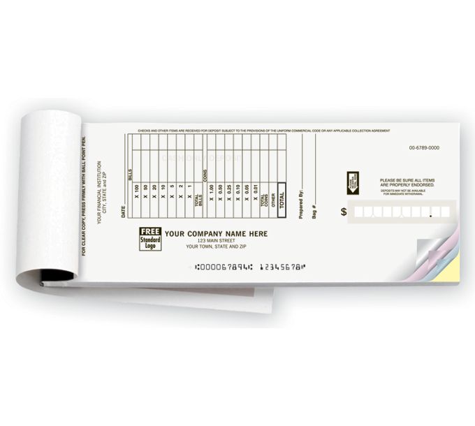 Cash Only Deposit Ticket | Cash Deposits | 100300 | Deluxe | Deluxe.com