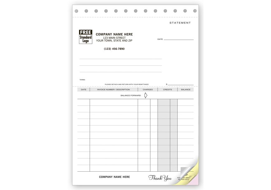 Classic Lined Business Statements - 100