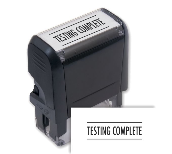 SI Testing Complete Stamp, Self-Inking | 103060 | Deluxe | Deluxe.com