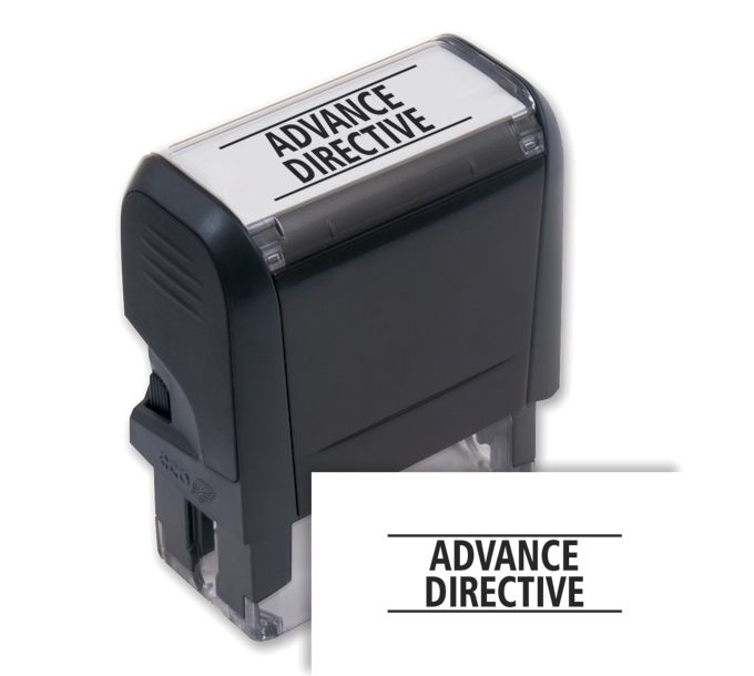 SI Advance Directive Stamp, Self-Inking | 103039 | Deluxe | Deluxe.com