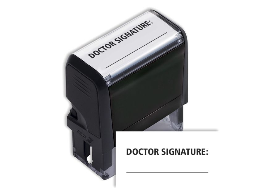 Doctor Signature Stamp - Self Inking