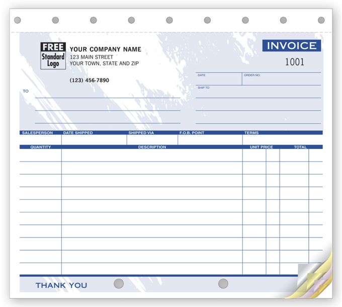 Business Forms - Small Shipping Invoices - 105T by Deluxe | Deluxe.com