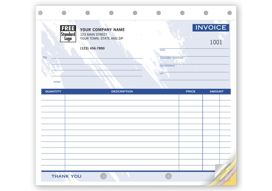 Business Forms - Small Lined Invoices - 108T by Deluxe