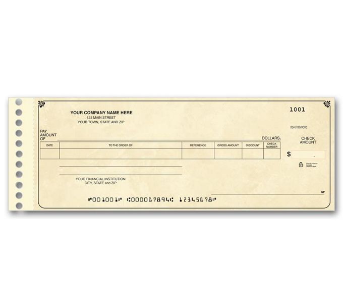 Expense/Ledger Check | Deluxe.com