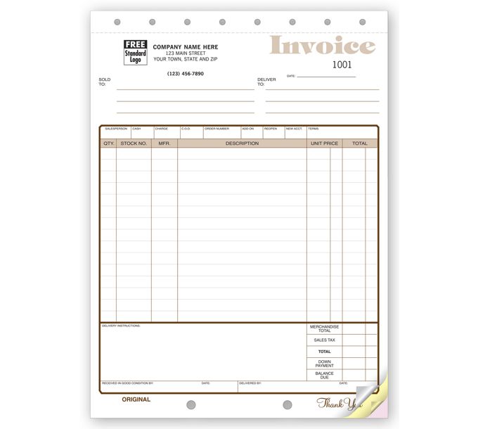 Business Forms - Invoices - Furniture and Appliance Invoices - 117 by ...