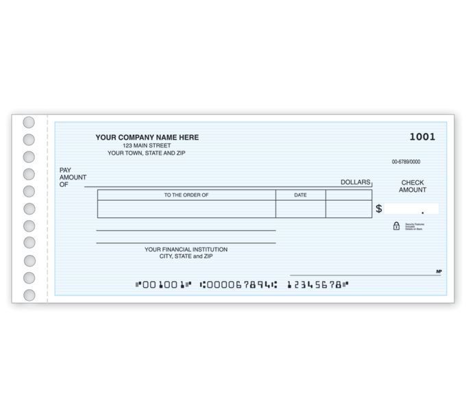 Disbursement Check | Deluxe.com