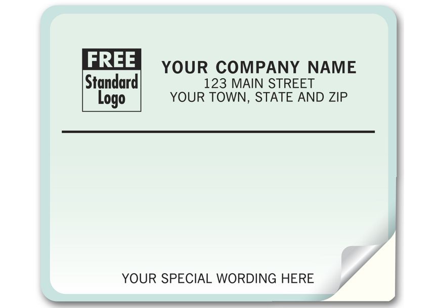 Business Labels - Balance Laser Mailing Labels with Blue Gradient ...