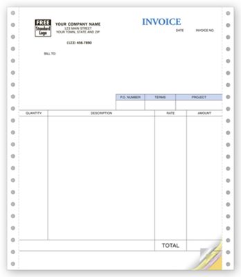 Business Invoices - Classic Continuous Service Invoices - 13050 by Deluxe