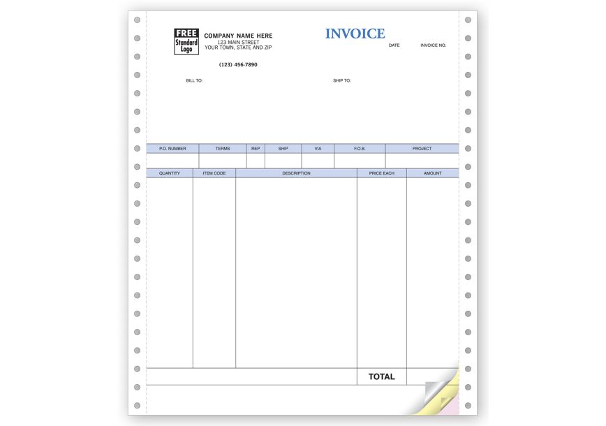 Business Invoices - Classic Continuous Product Invoices - 13051 by Deluxe