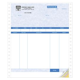 Continuous Feed Custom Business Invoices & Account Statements | Deluxe.com