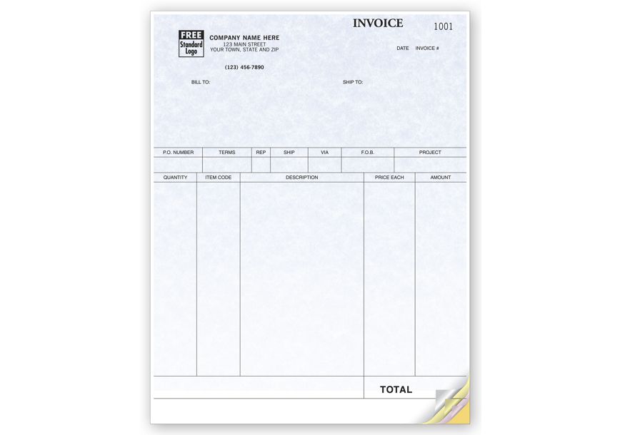 Parchment Laser Product Invoices - 13055G