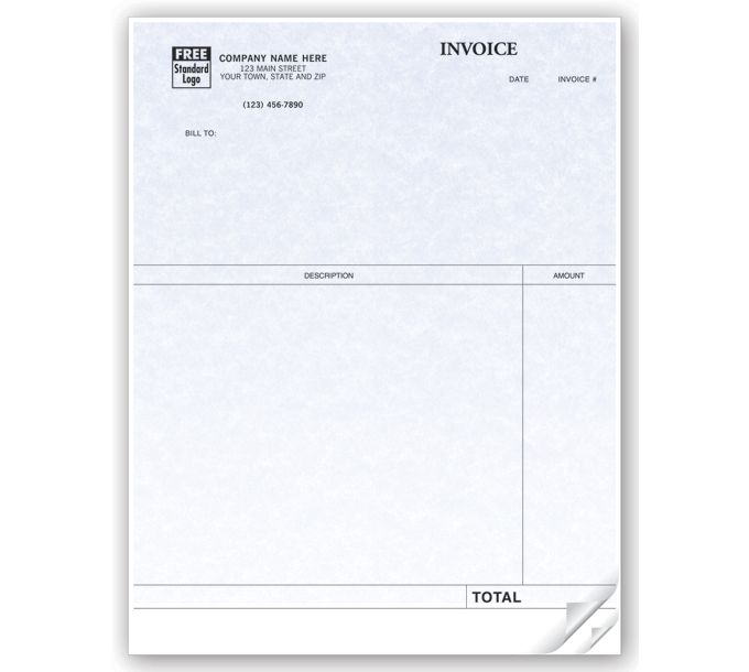 Business Invoices - Parchment Laser Professional Invoices - 13056G by ...