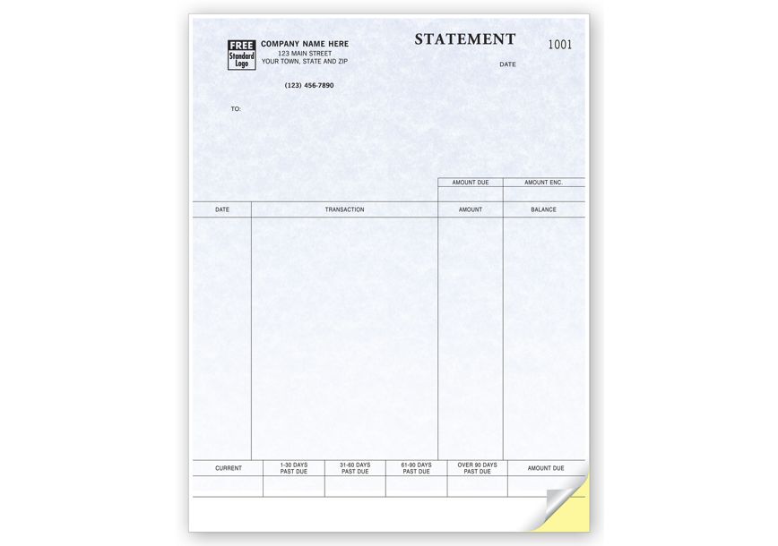 Parchment Laser Business Statements - 13057G