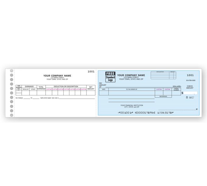 Payroll/General Expense Check | Deluxe.com