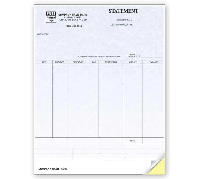 Business Statements - Parchment Laser Statements - 13338G by Deluxe | Deluxe.com