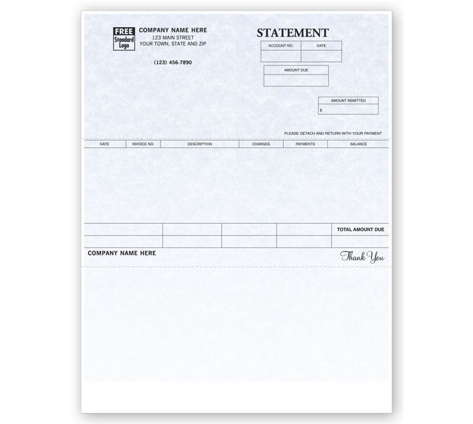 Business Statements - Parchment Laser Statements - 13349G by Deluxe | Deluxe.com