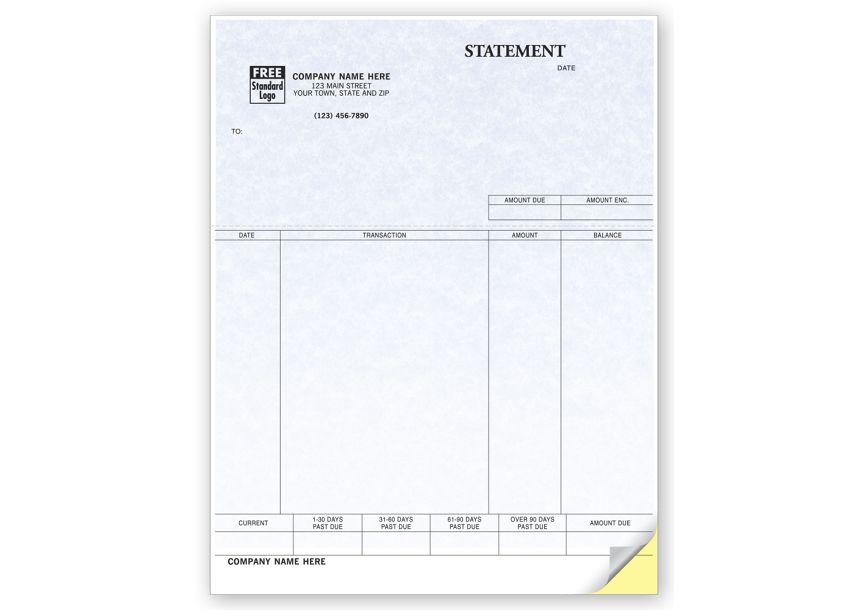 Parchment Laser Business Statements - 13437G