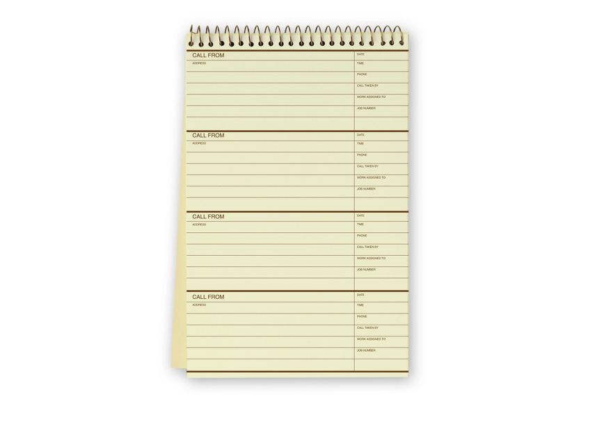 Record Books - Phone Call Record Book - 13 by Deluxe