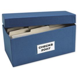 Storage Boxes For Checks | Durable & Stackable
