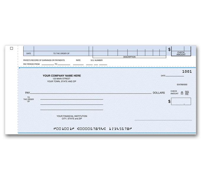 Order Payroll/Cash Disbursement Top Checks from Deluxe | Deluxe.com