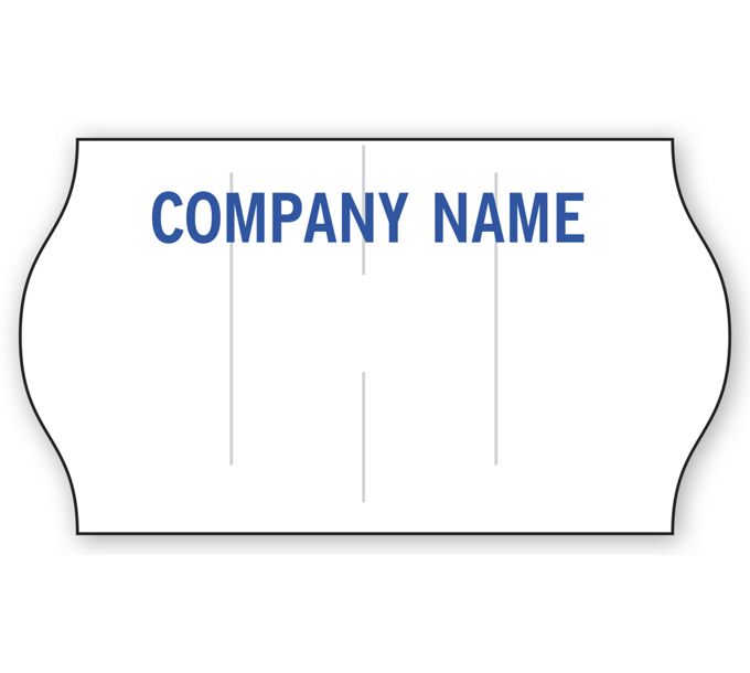 Business Labels - White Meto 1-Line Pricing Label Rolls - 1571 by ...