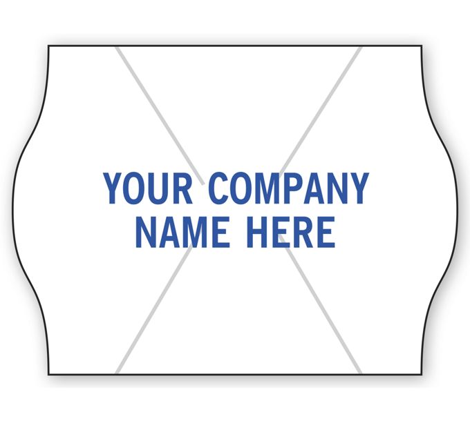 Business Labels - White Meto 2-Line Pricing Label Rolls - 1572 by ...