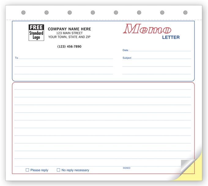Small Carbonless Memos | 186 | Deluxe | Deluxe.com