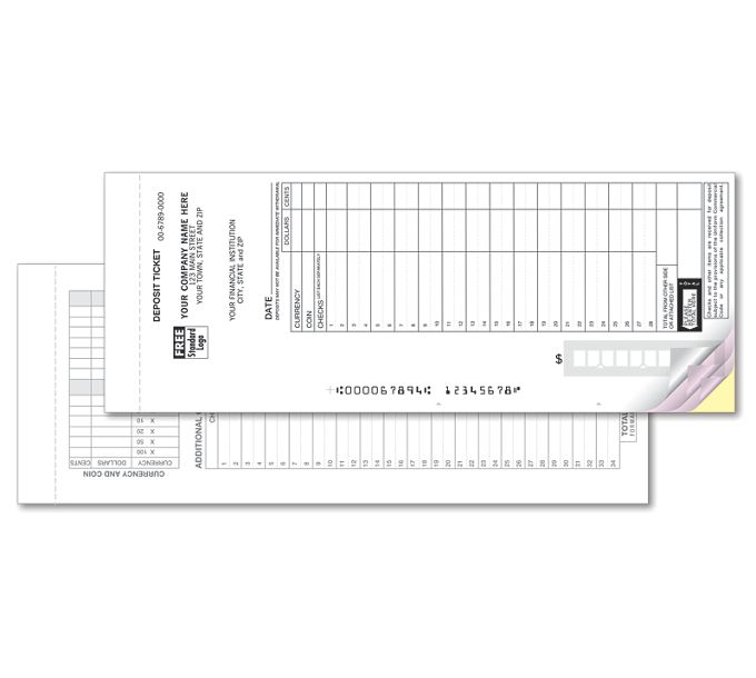 Loose Deposit Tickets Sets - Maximum Entry Format | Deluxe.com