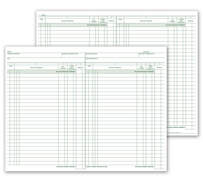 Business Forms - Patient Service & Account Records - 20082 by Deluxe ...