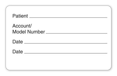 Model Box Labels, Black Ink | 20357 | Deluxe