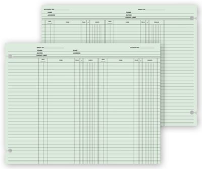 Business Forms - Double Entry Ledger Sheets - 21119 by Deluxe