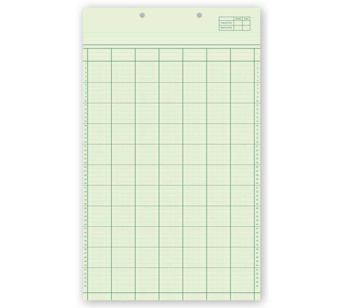 Business Forms - 7 Columns Columnar Work Sheets - 21140 by Deluxe ...