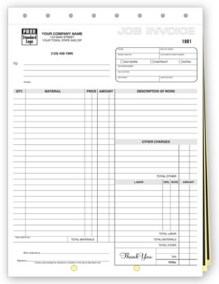 Work Orders - Custom Work Order Form with Carbons - 244 by Deluxe ...