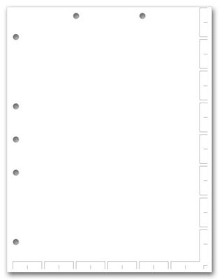 File Dividers - Unruled Chart File Divider Sheets - 24550 by Deluxe ...