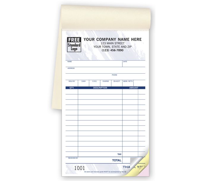 Multi-Purpose Sales Books, Medium Format | 2509T | Deluxe | Deluxe.com