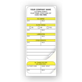 Service Reminder Stickers & Maintenance Labels - Order Now | Deluxe.com