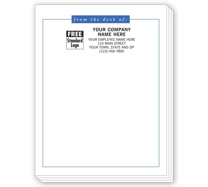 "from the desk of" Personalized Notepads - 3822