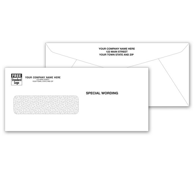 Business Envelopes - Single Window Confidential Envelope - 39004 by Deluxe